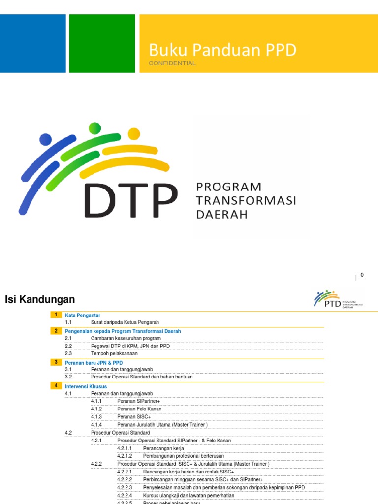 Buku Panduan Program Transformasi Daerah DTP | PDF