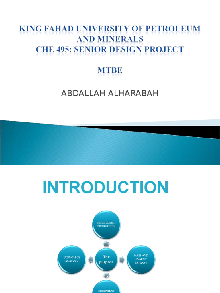 MTBE | PDF | Methanol | Alcohol