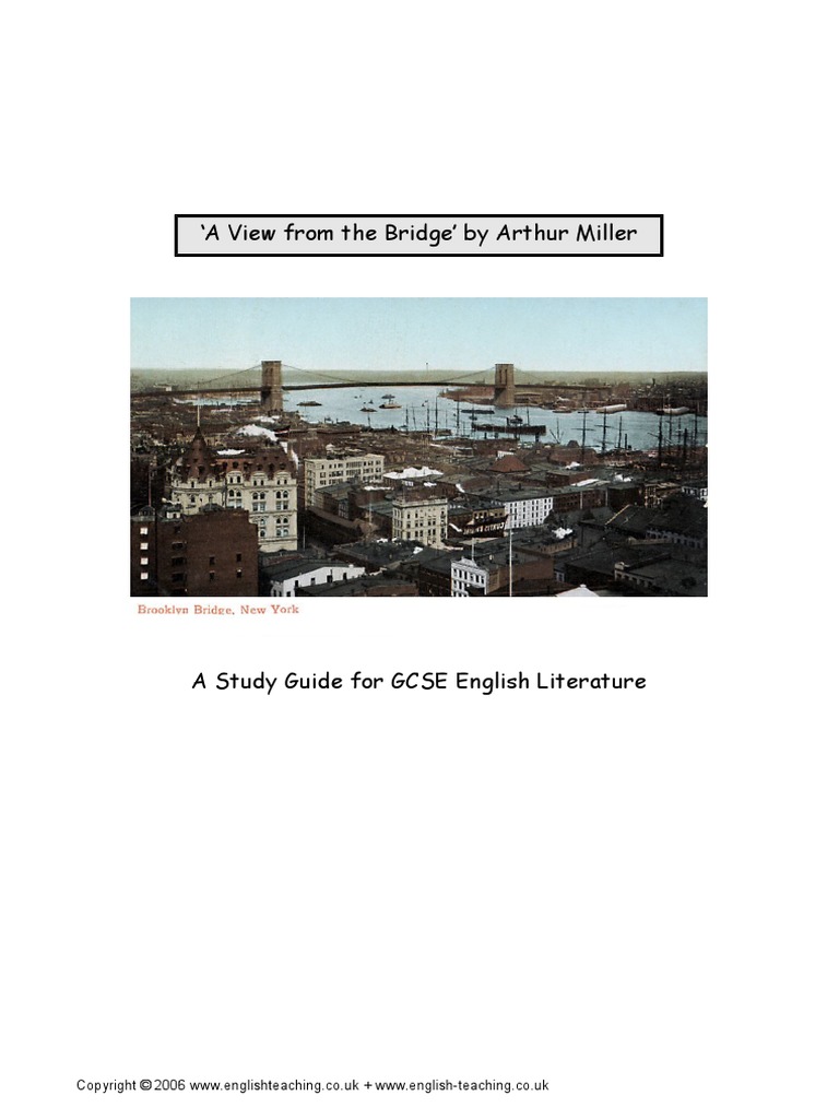 A View From The Bridge Notes | PDF | Science | Philosophical Science