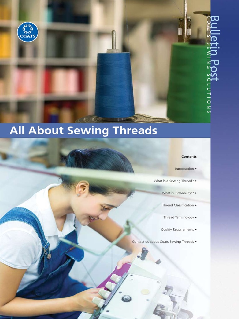 How to Choose the Right Sewing Thread | PDF | Yarn | Sewing