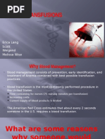 Blood Transfusion Checklist | PDF | Intravenous Therapy | Blood Transfusion