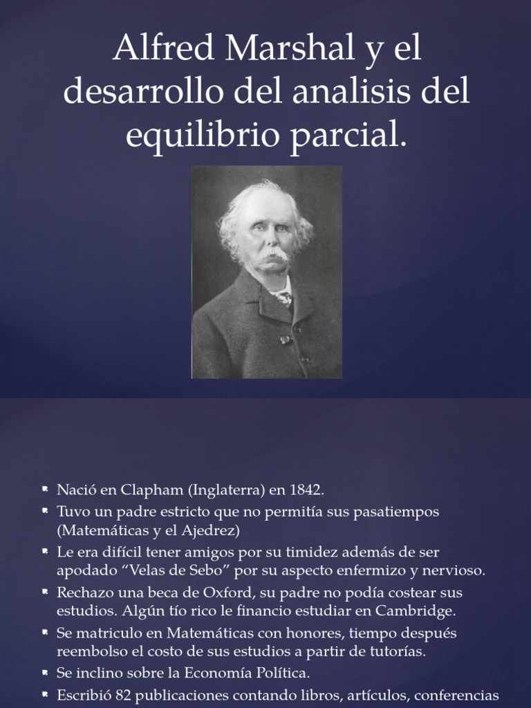Alfred Marshal y El Desarrollo Del Analisis Del | PDF | Excedente ...