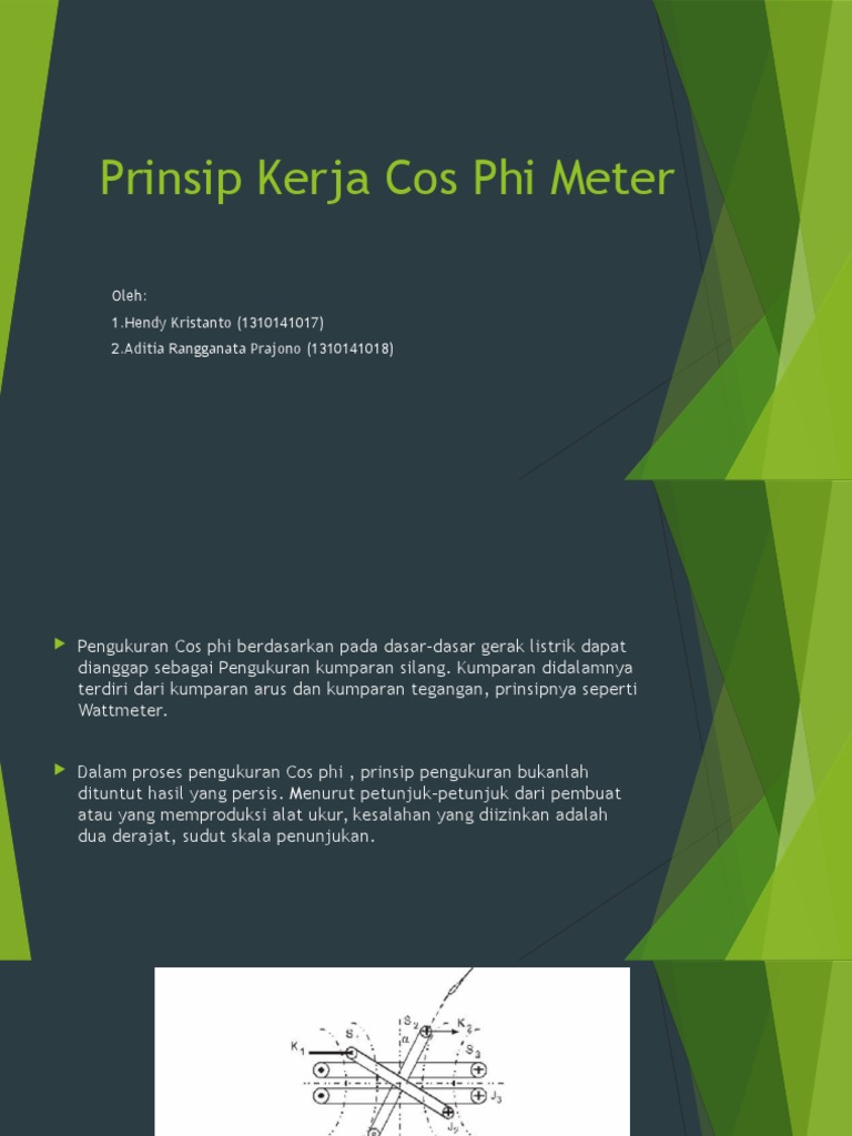 Prinsip Kerja Cos Phi Meter Pdf