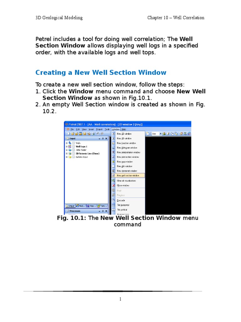 Chapter 10 - Well Correlation | PDF | Button (Computing) | Icon (Computing)