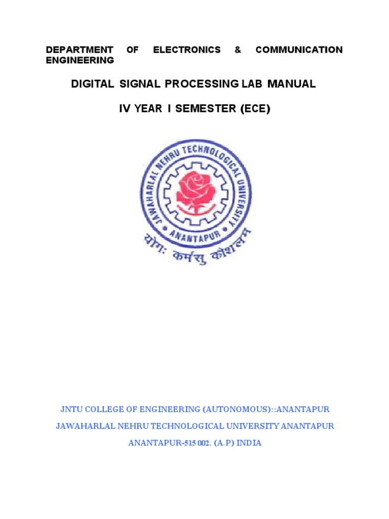 C6713 DSP Lab Mannual 2 | PDF | Digital Signal Processing | Discrete Fourier Transform