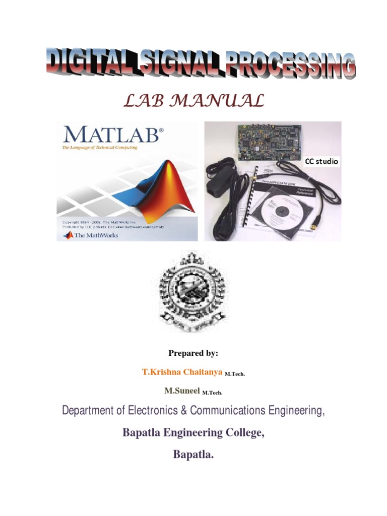 c6713 DSP Lab | PDF | Discrete Fourier Transform | Electrical Connector