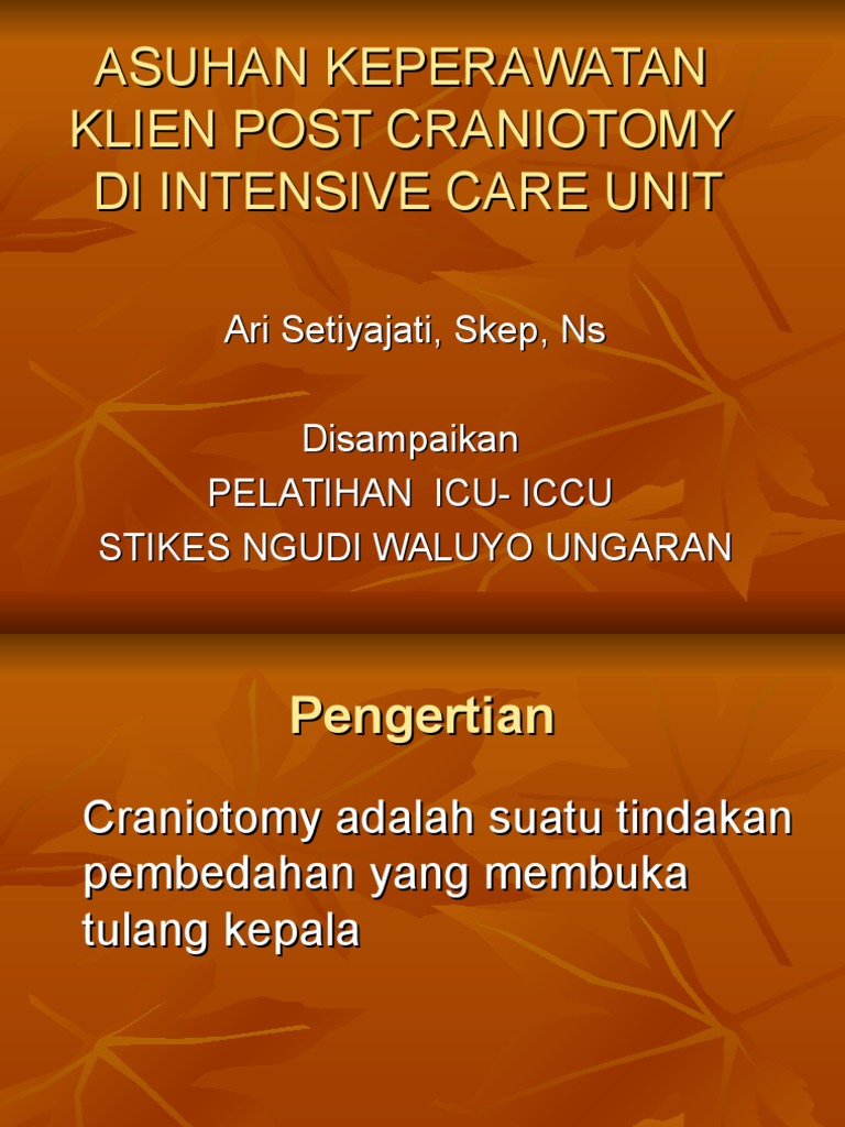 Askep Craniotomi | PDF