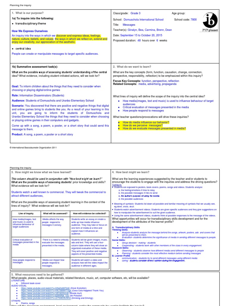 Grade 3 How We Express Ourselves Sy14-15 | PDF | Advertising ...
