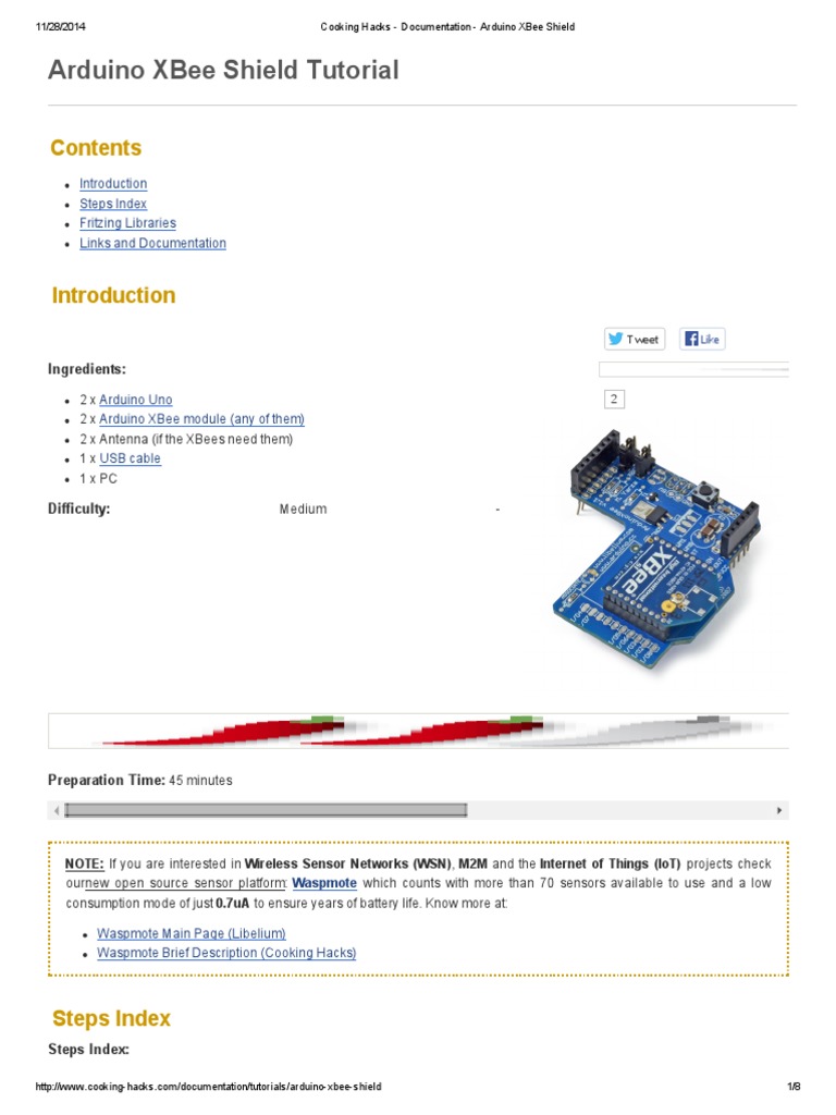 Cooking Hacks Documentation Arduino Xbee Shield Pdf Arduino Usb