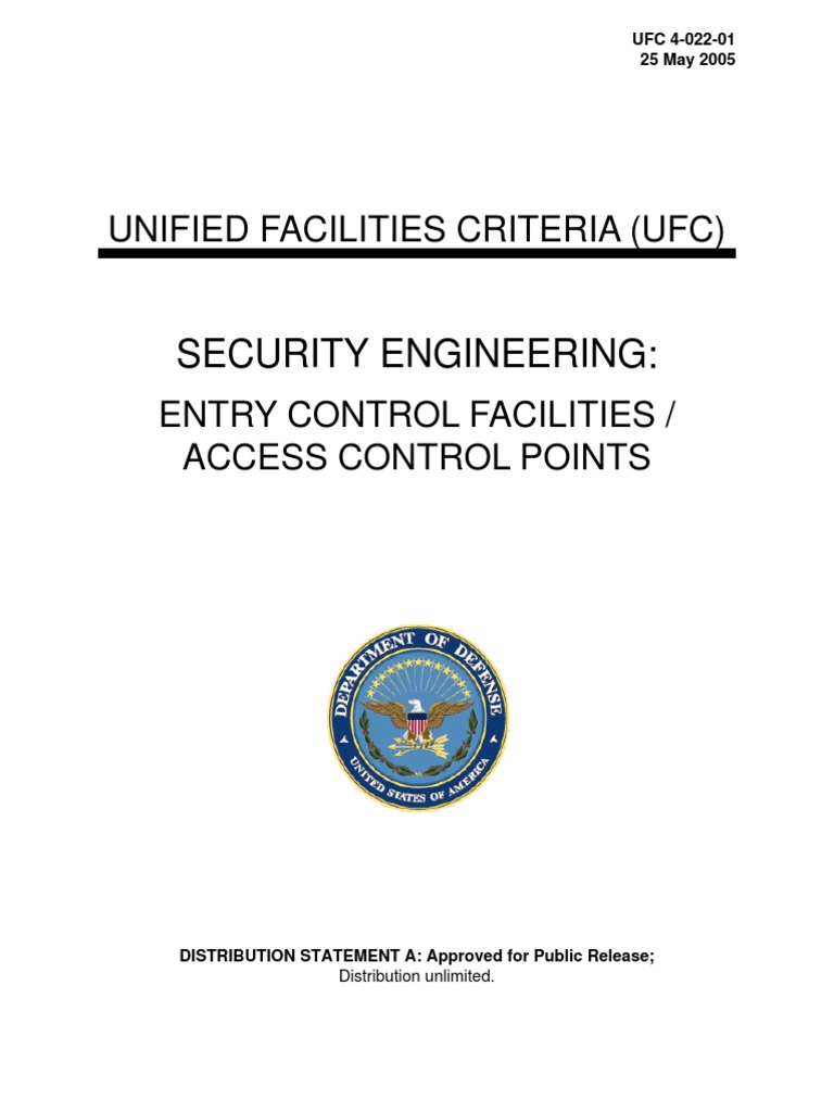 Ufc 4 022 01 PDF | PDF | Counter Terrorism | Physical Security