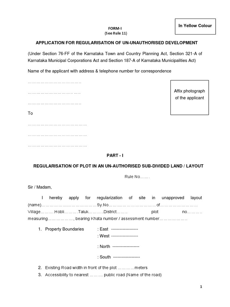 Akrama Sakrama Form 2014 | PDF | Government | Government Information