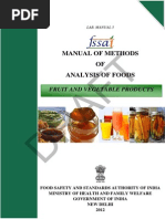 FSSAI Lab Manual | PDF