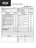 FORM Checklist Panel Listrik | PDF