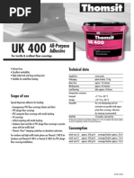 Grid Set Green Adhesive 2000 Plus Guide | PDF | Flooring | Adhesive