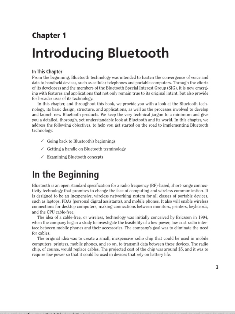 Bluetooth Basics for Tech Enthusiasts | PDF | Technology & Engineering