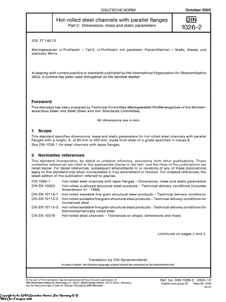 Din 1026-2 | PDF