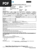 Oriental Insurance Discharge Voucher | PDF