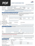 IDFC Bank Account Closure Request Form | PDF | Government Finances | Banks