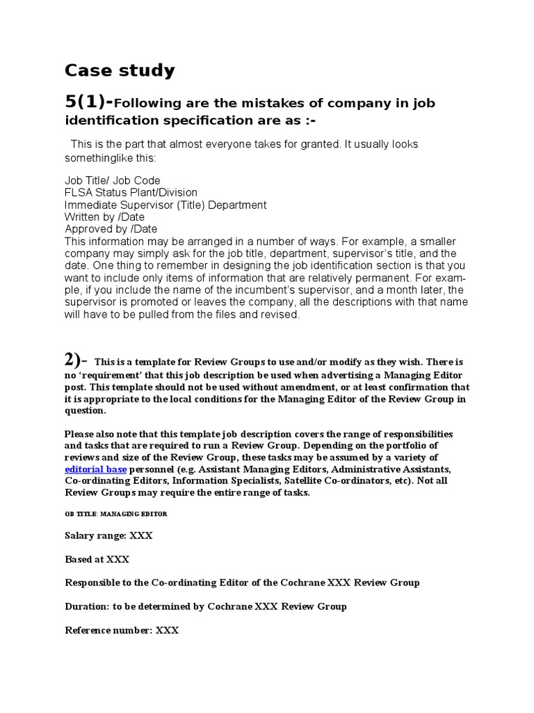 HR Case Study | PDF | Systematic Review | Editing