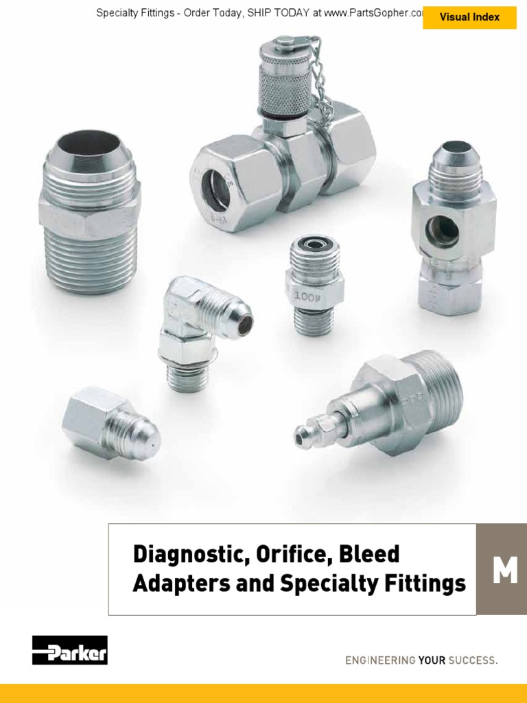 Diagnostic Orifice Bleed Adapters & Specialty Fitt | PDF | Screw ...