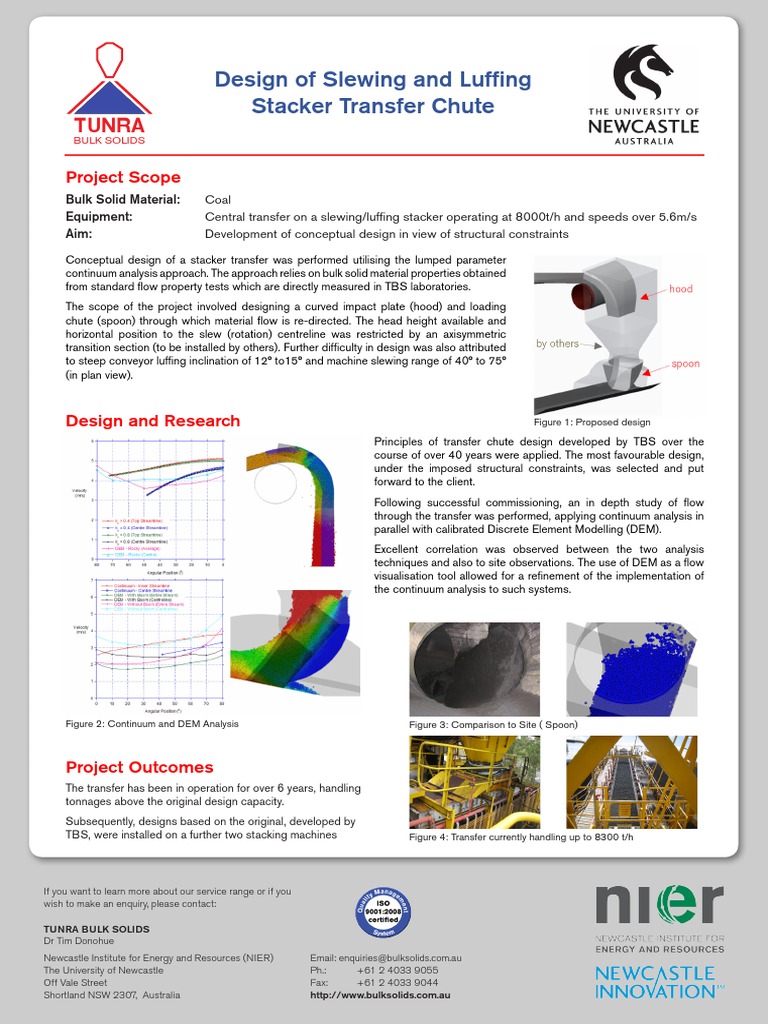 Stacker Transfer Chute | PDF | Technology & Engineering