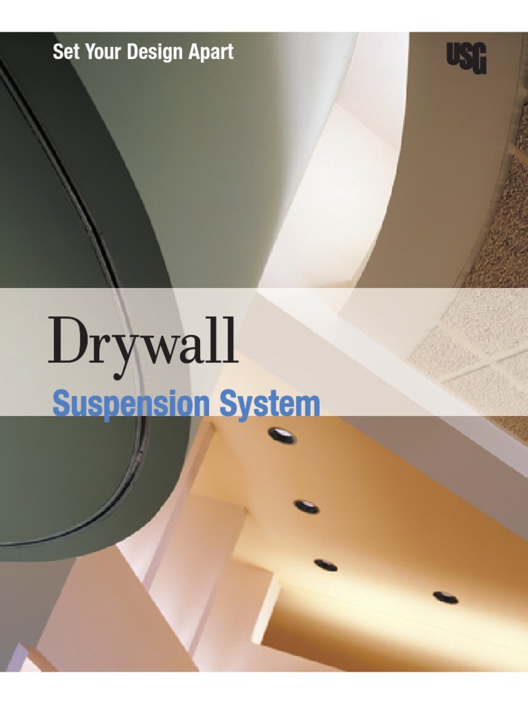 Usg Drywall Suspension System Catalog en AC3152 | PDF | Drywall ...