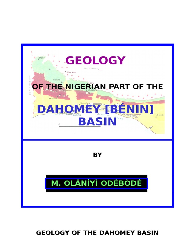 Geology: Dahomey (Bénin) Basin | PDF | Sedimentary Basin | Sedimentary Rock