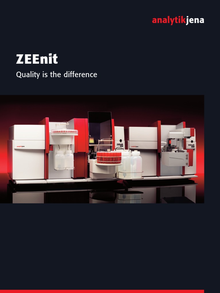 Zeenit: Quality Is The Difference | PDF | Atomic Absorption ...