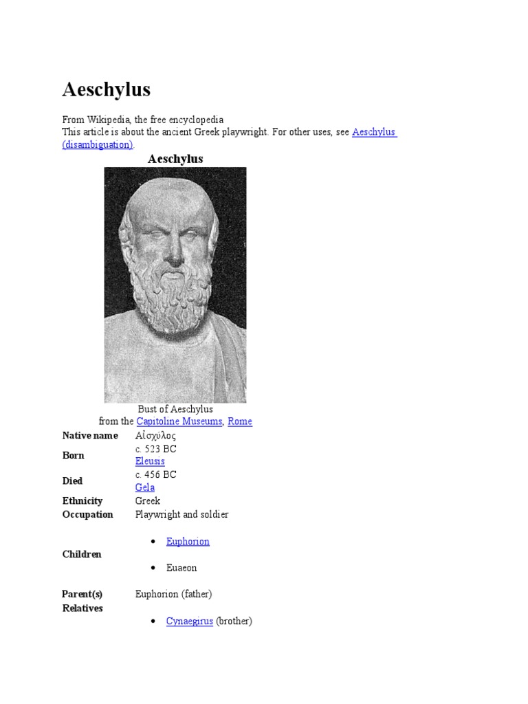 Aeschylus | Aeschylus | Oresteia