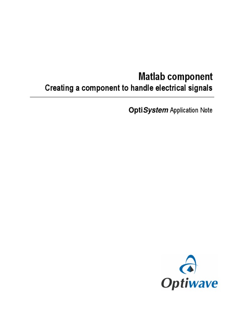 Matlab Electrical Example PDF | PDF | Signal (Electrical Engineering ...