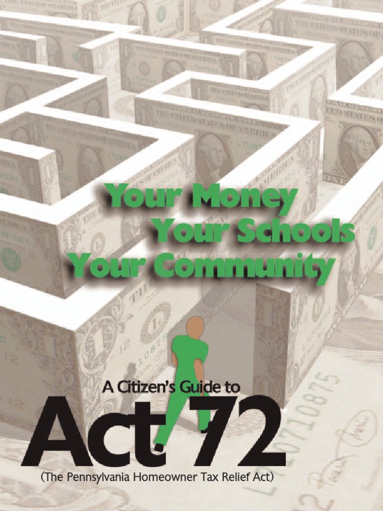 DRAFT Act 72 Version-040105 PDF | PDF | No Child Left Behind Act | Taxes