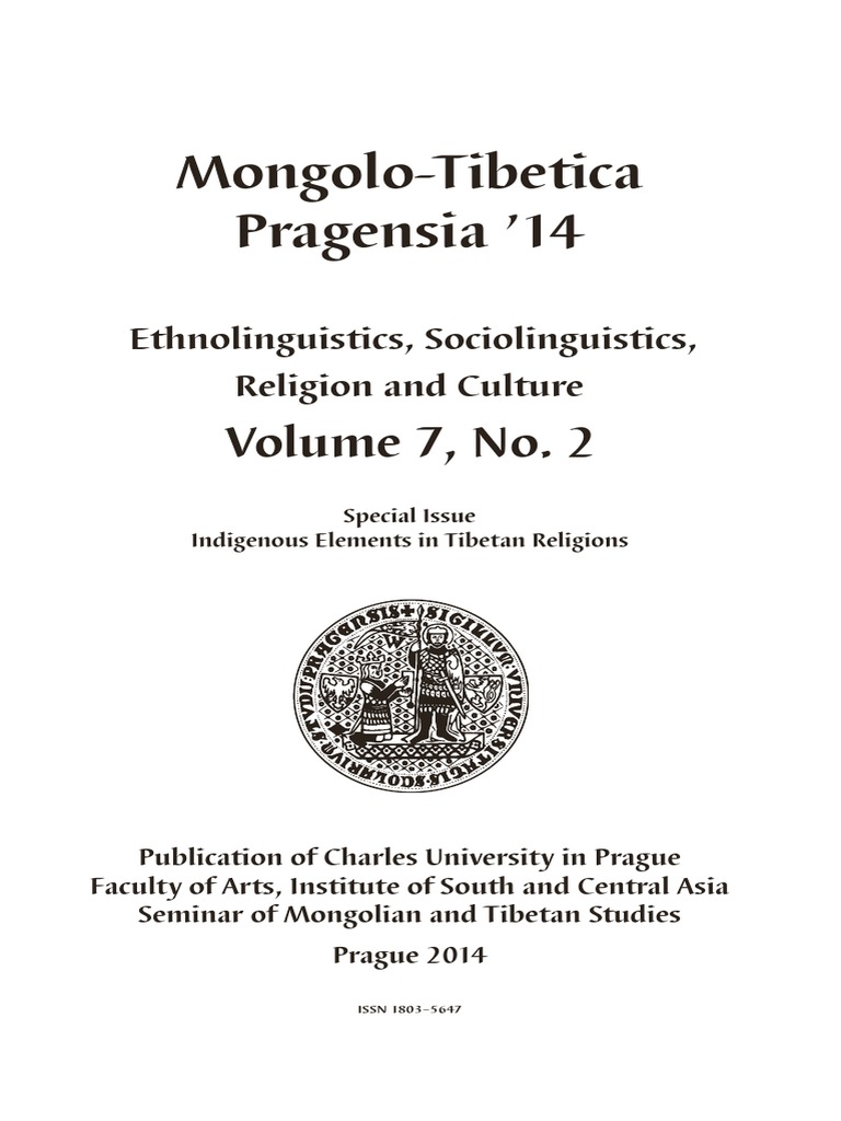 Indigenous Elements in Tibetan Tantric Religion - An Overview ...