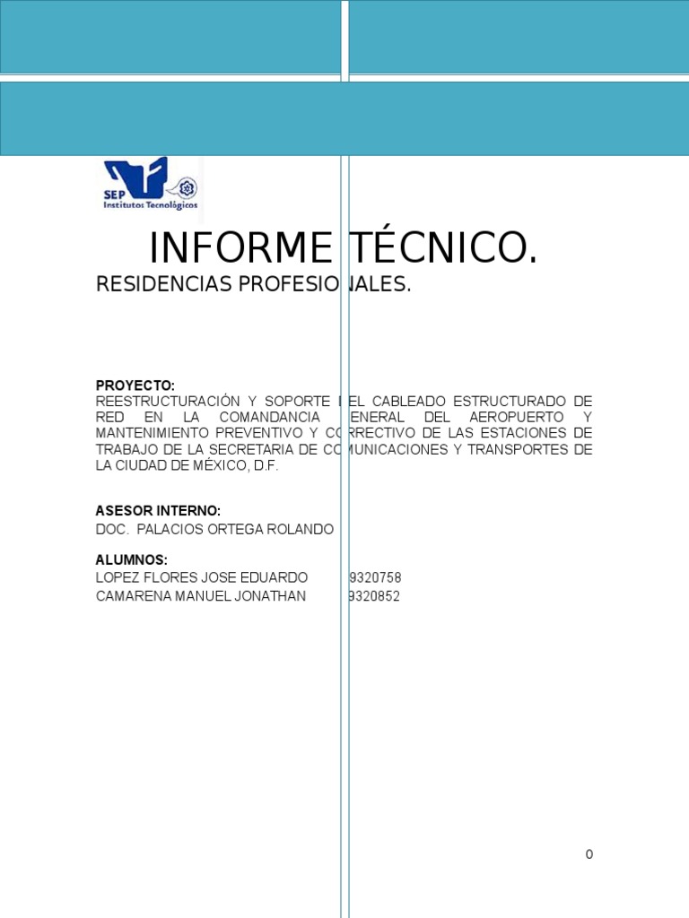 Informe Tecnico 1 | PDF | Topología de la red | Red de computadoras