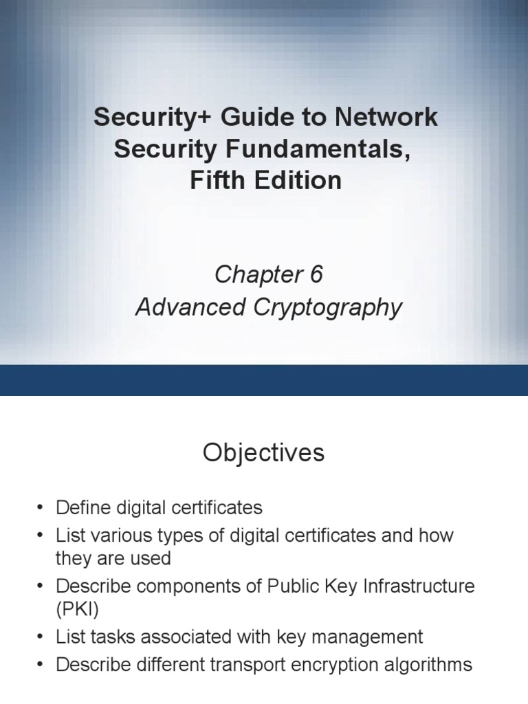 Security Guide To Network Security Fundamentals Fifth Edition Pdf Transport Layer Security