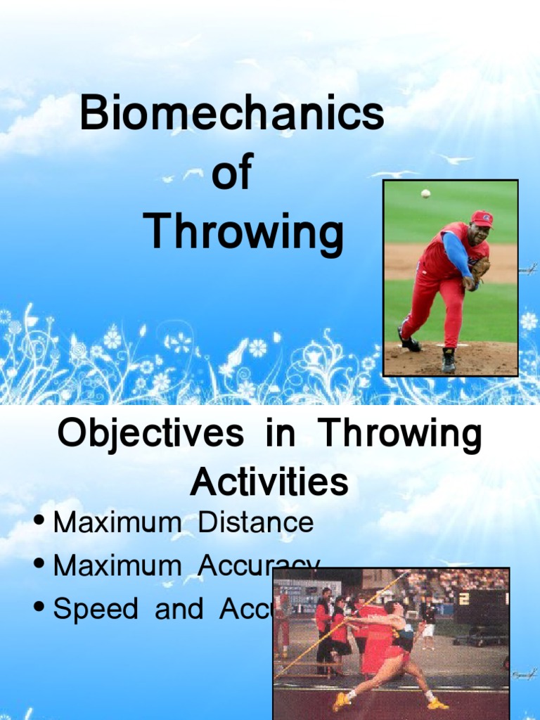 Biomechanics of Throwing Techniques | PDF | Shoulder | Arm