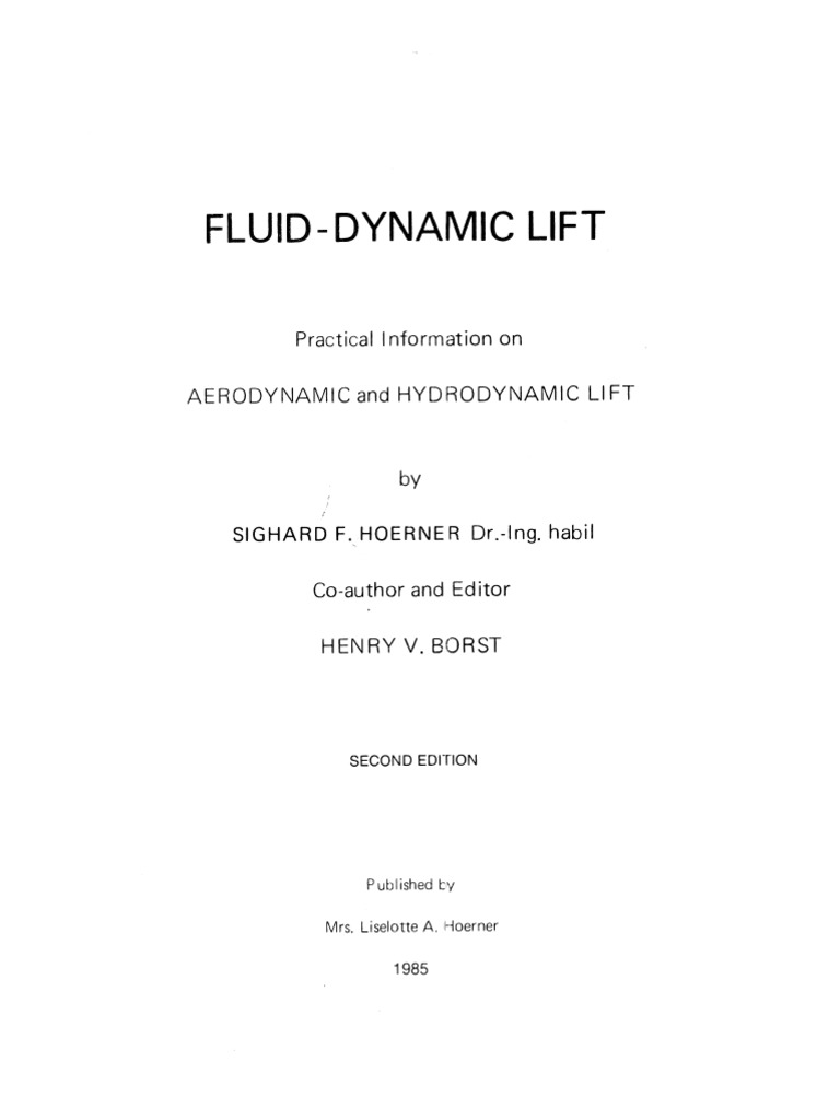 Hoerner - Fluid Dynamic Lift 1985 | PDF