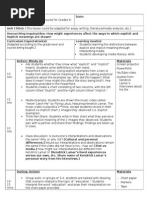 Impromptu Speech | PDF | Lesson Plan | Rubric (Academic)
