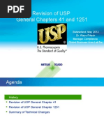 New USP Balance Calibration Guide | PDF | Weighing Scale | Calibration