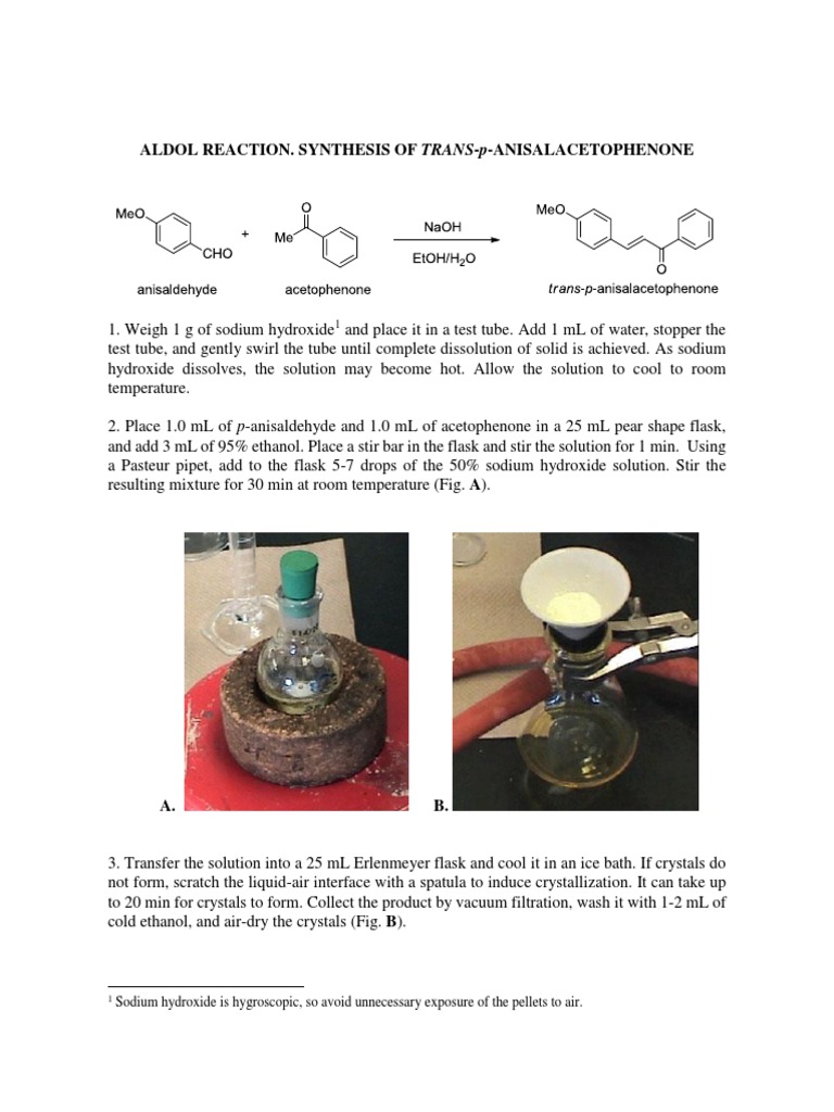 CHEM 335 Aldol Reaction | Chemistry | Physical Chemistry