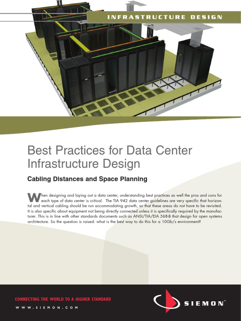 WP DC Best Prac Infrastructure | PDF | Data Center | Network Switch