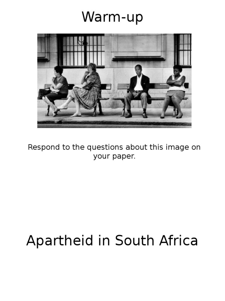 Understanding Apartheid in South Africa | PDF