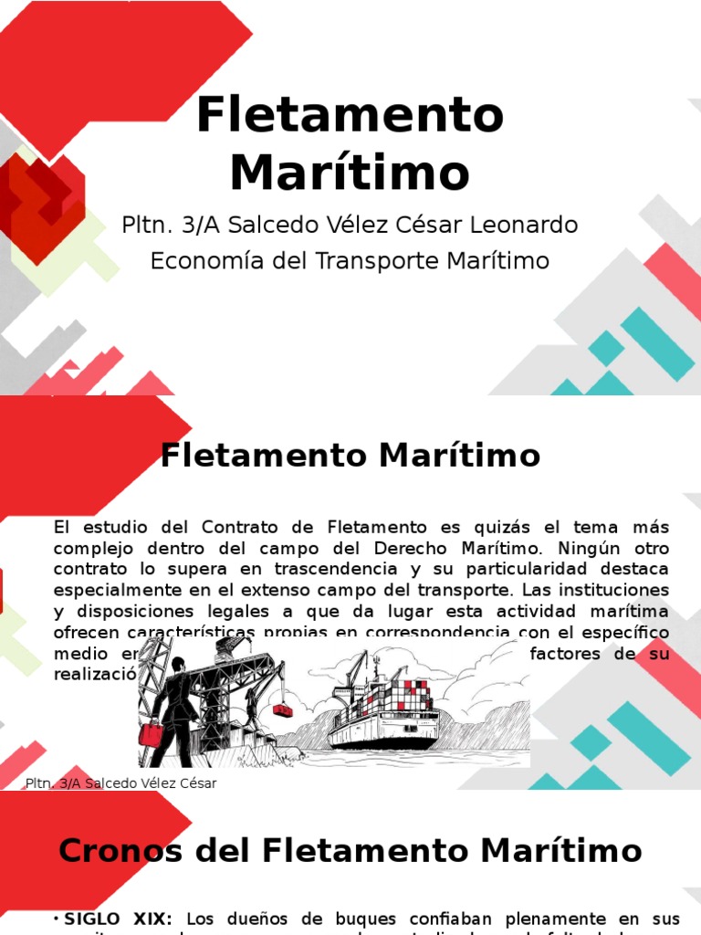 Contratos de Fletamento Marítimo | PDF | Propiedad | Envío
