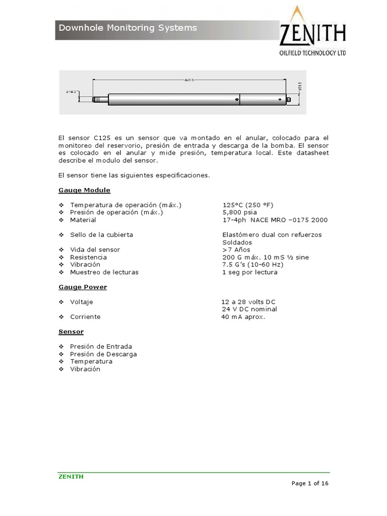Catalogo General Sensor Zenith - 2 | PDF | Scada | Memoria del ordenador