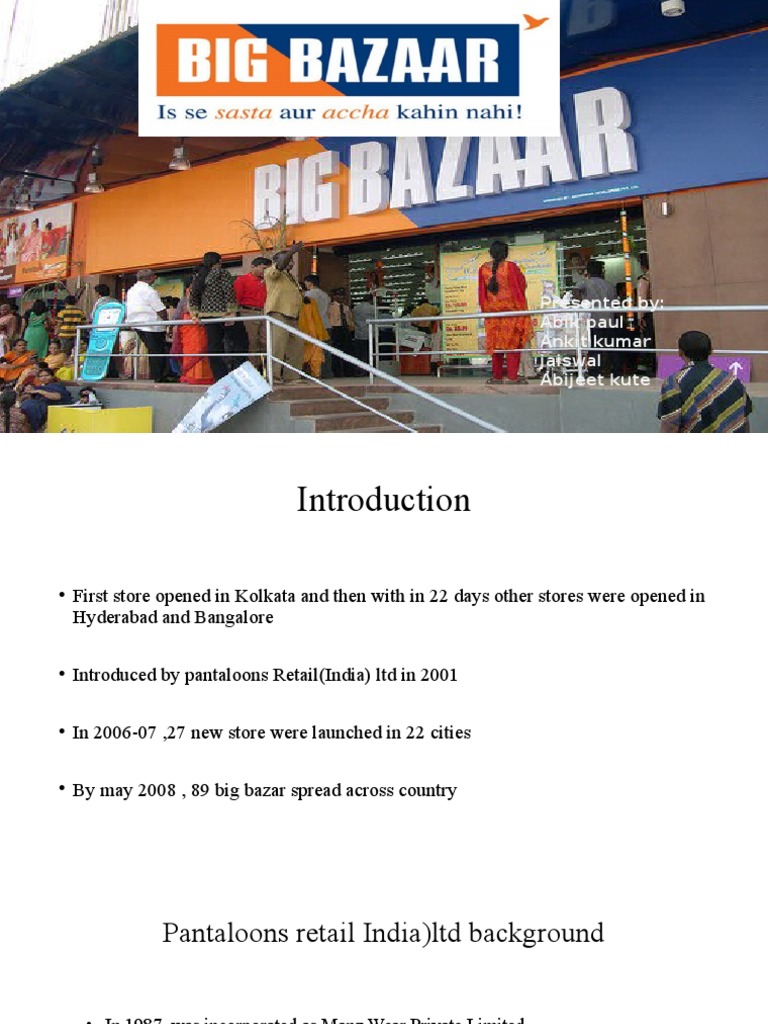 Big Bazar-The Route To The Indian Mass Market | PDF | Loyalty Program ...