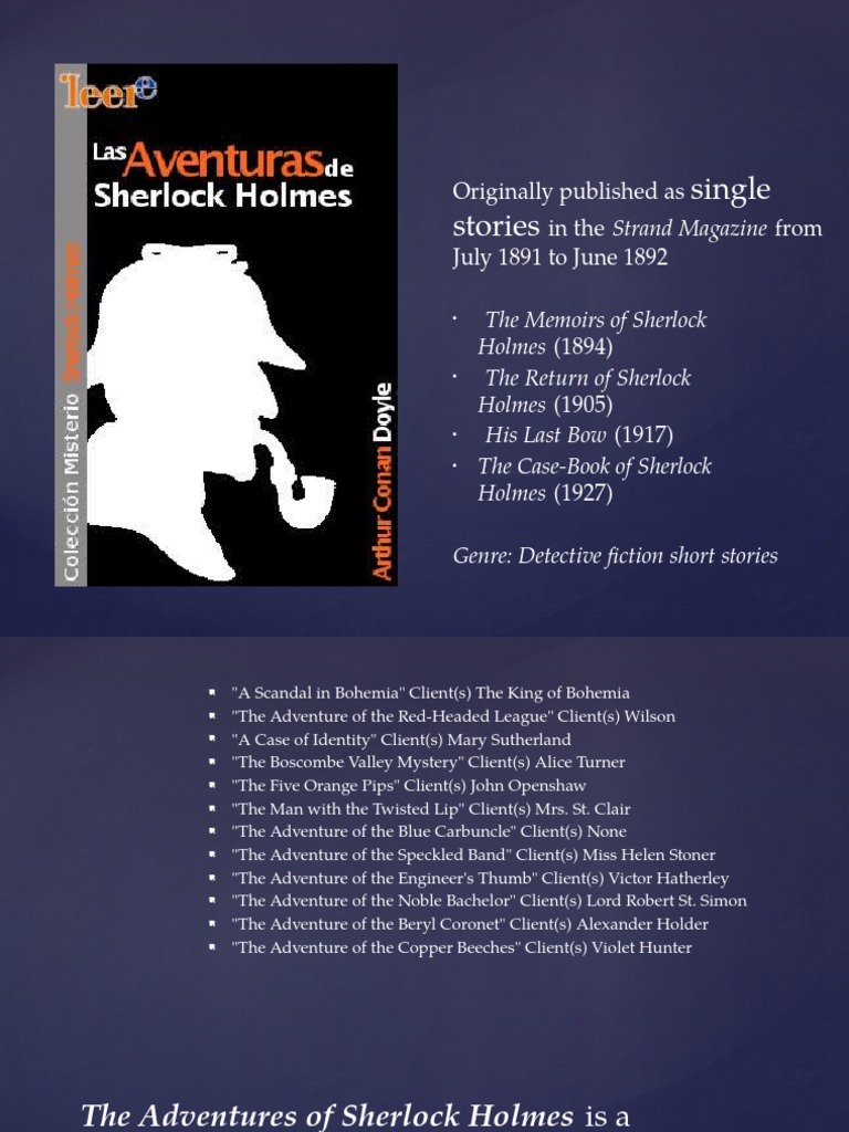 Sherlock Holmes: Classic Short Stories Collection | PDF