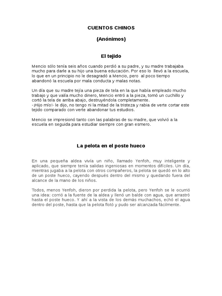 Cuentos Chinos | PDF | Burro | Pintura de paisaje