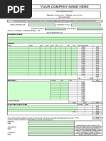 Daywork Sheet Template | PDF | Government | Economies