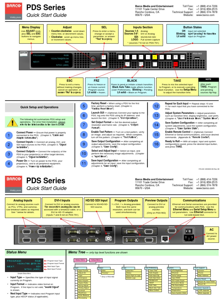PDS-902 Quick Start Guide | PDF | Electronics | Computer Hardware