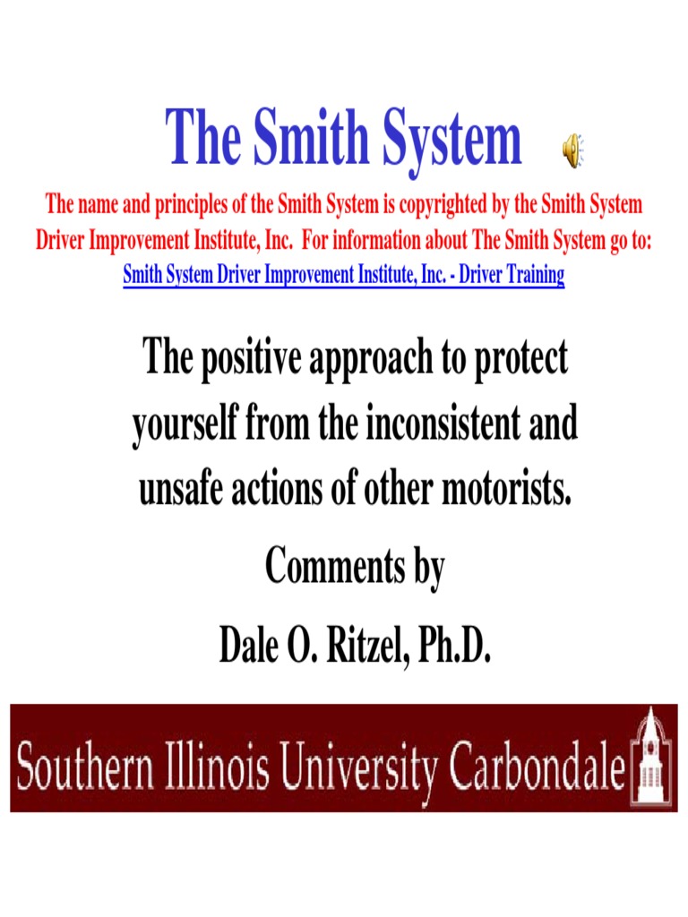 The 5 Major Habits of The Smith System | PDF | Traffic | Driving