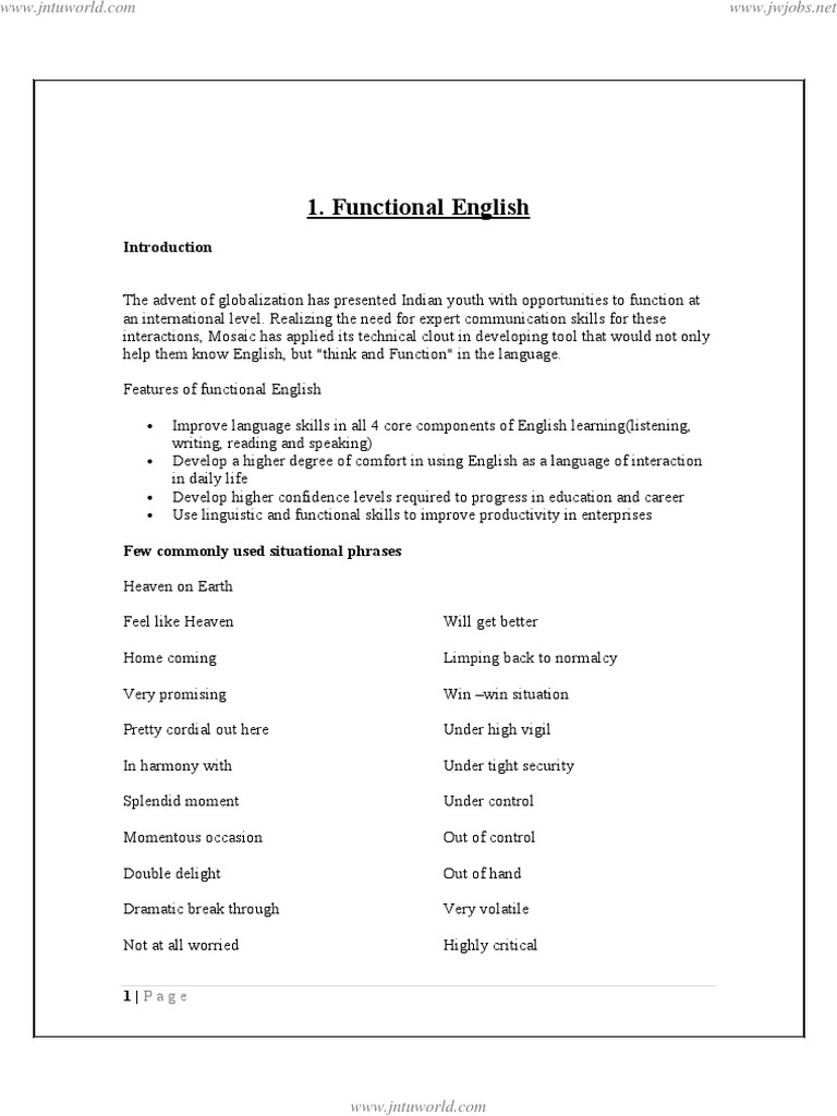 Advanced English Communication Skills Lab | PDF